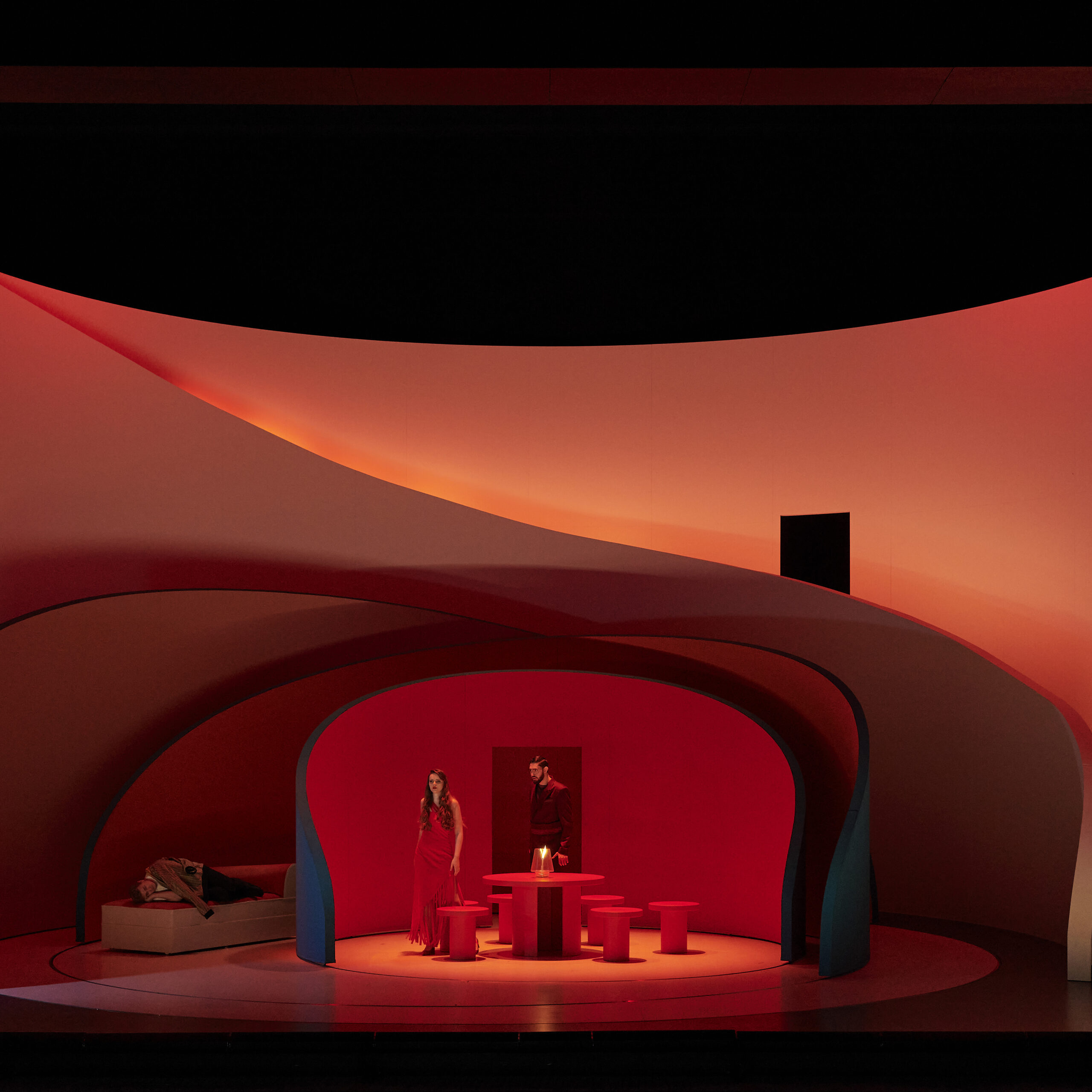 Set Design of Rigoletto Opera at Theater Basel – Pierre Yovanovitch ...